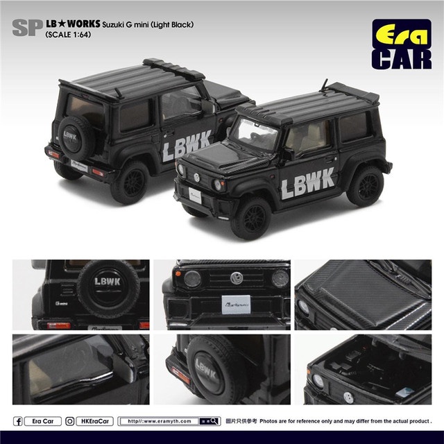 Suzuki Jimny – LB Works G Mini (Light Black) - BTL Miniatures