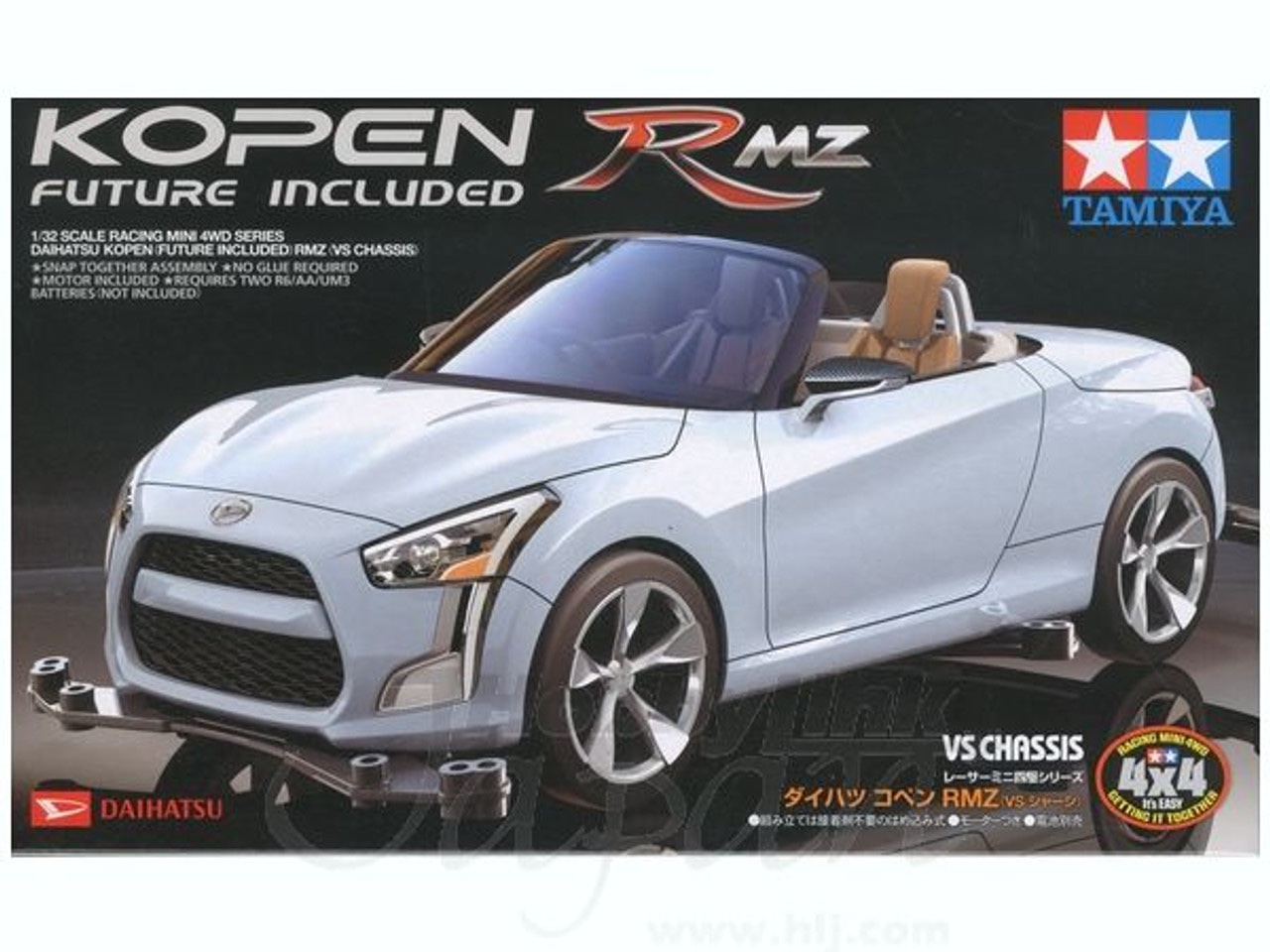 Tamiya 18081 Mini 4WD 1/32 Daihatsu Kopen RMZ – VS Chassis - BTL Miniatures
