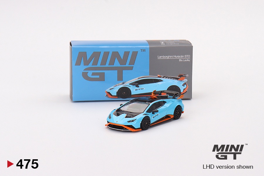 Mini GT 1/64 – Lamborghini Huracán STO Blu Laufey – MGT00475-R - BTL ...