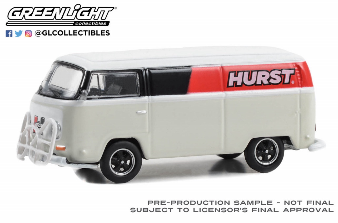 Greenlight 1/64 – 1969 Volkswagen Type 2 Panel Van – Hurst Shifters ...