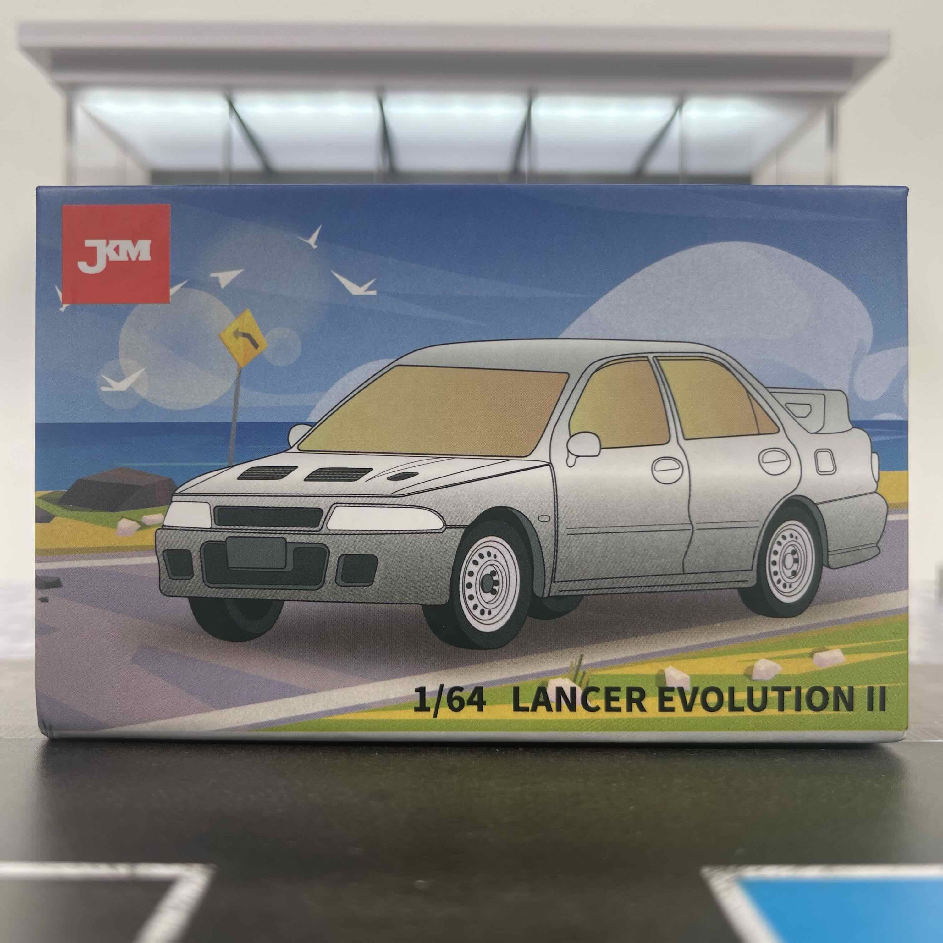 JKM 1/64 – Mitsubishi Lancer Evolution II – Silver - BTL Miniatures