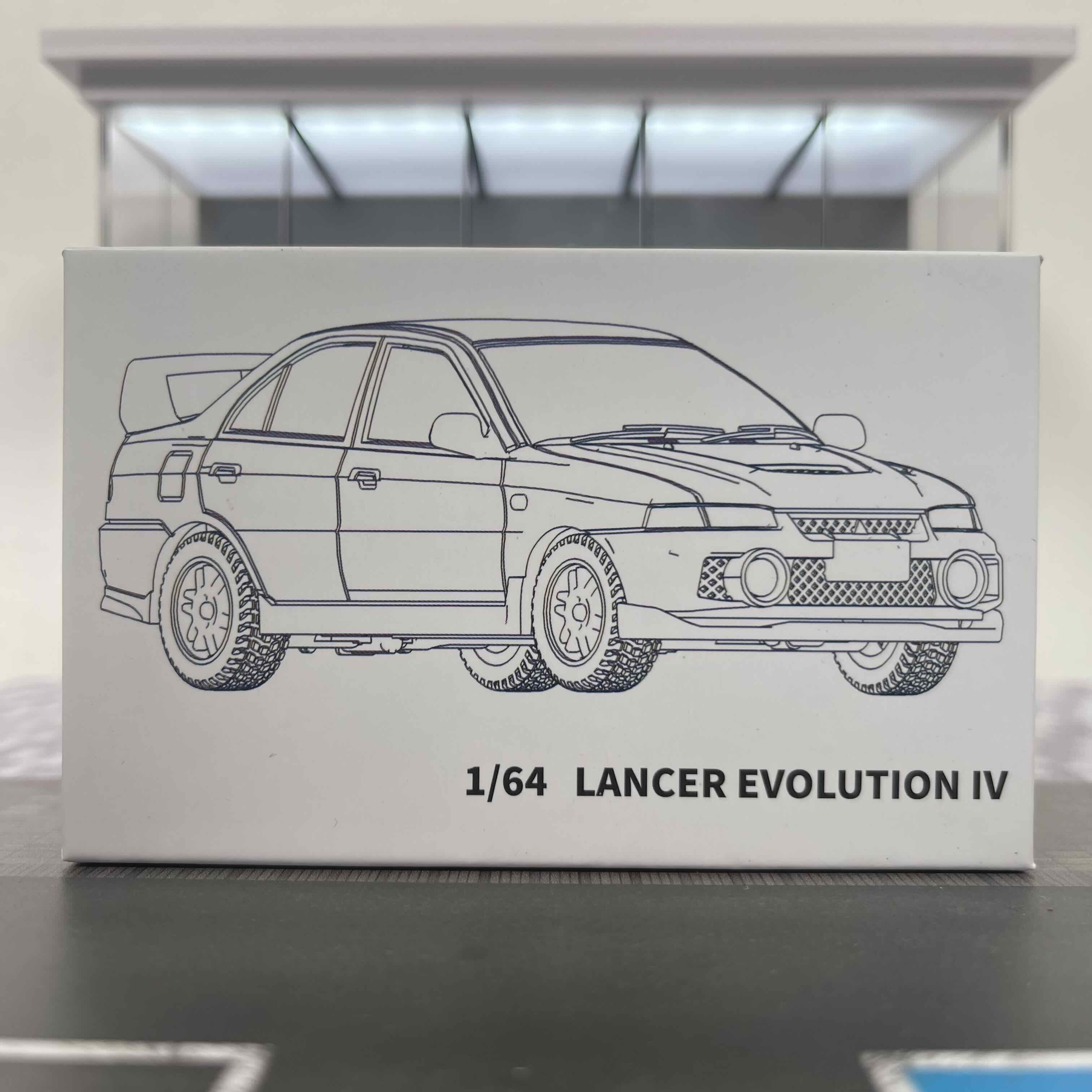 JKM 1/64 – Mitsubishi Lancer Evolution IV – White - BTL Miniatures