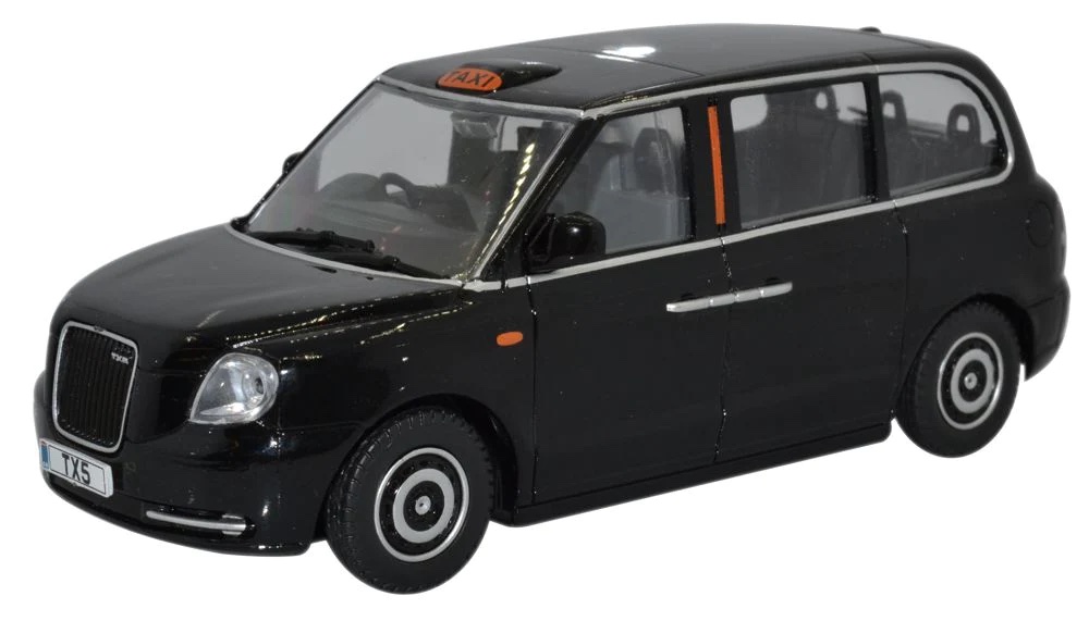 Oxford Diecast 1/43 – LEVC TX5 London Taxi – Black - BTL Miniatures