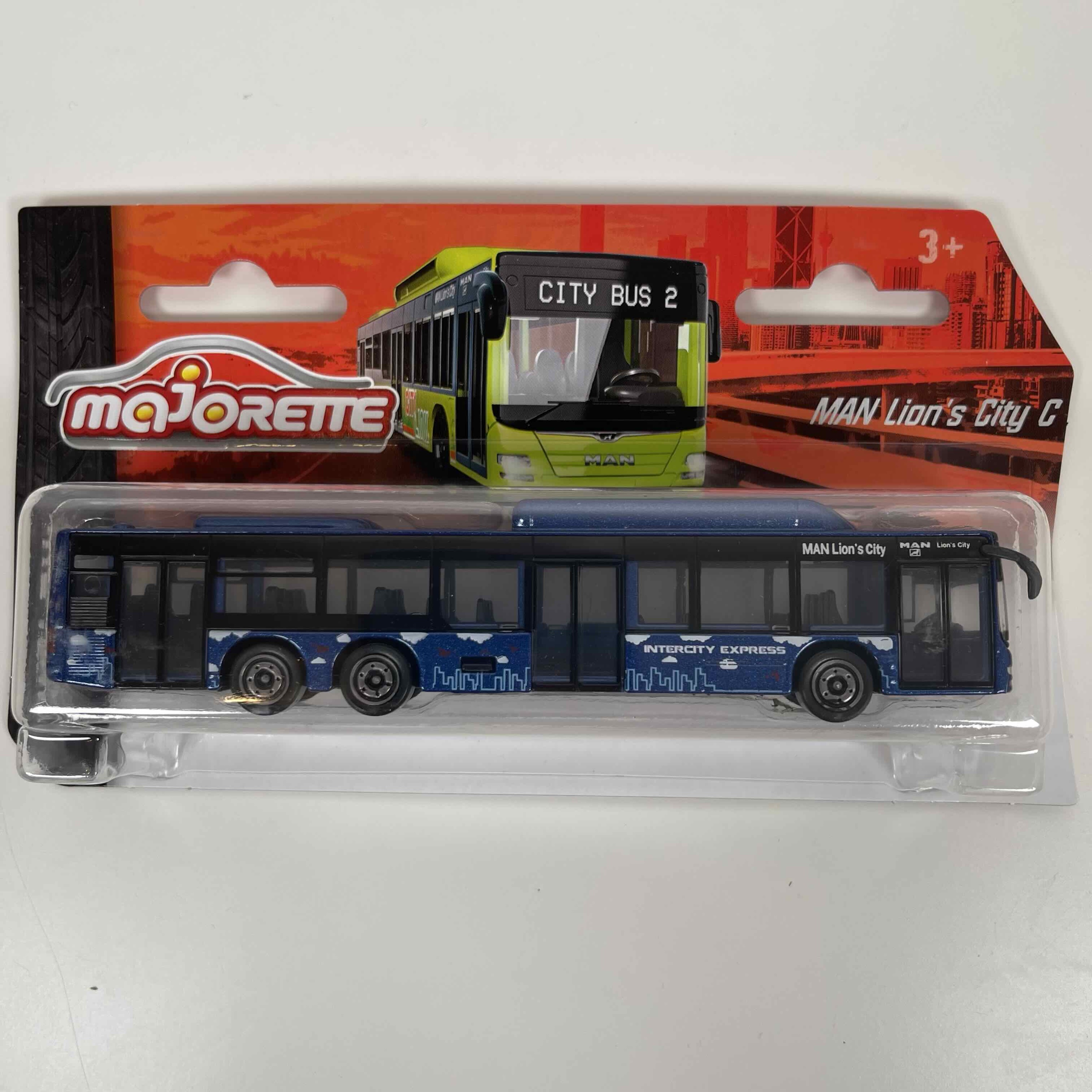Majorette – City Bus – MAN Lion’s City C – Blue Intercity Express - BTL ...