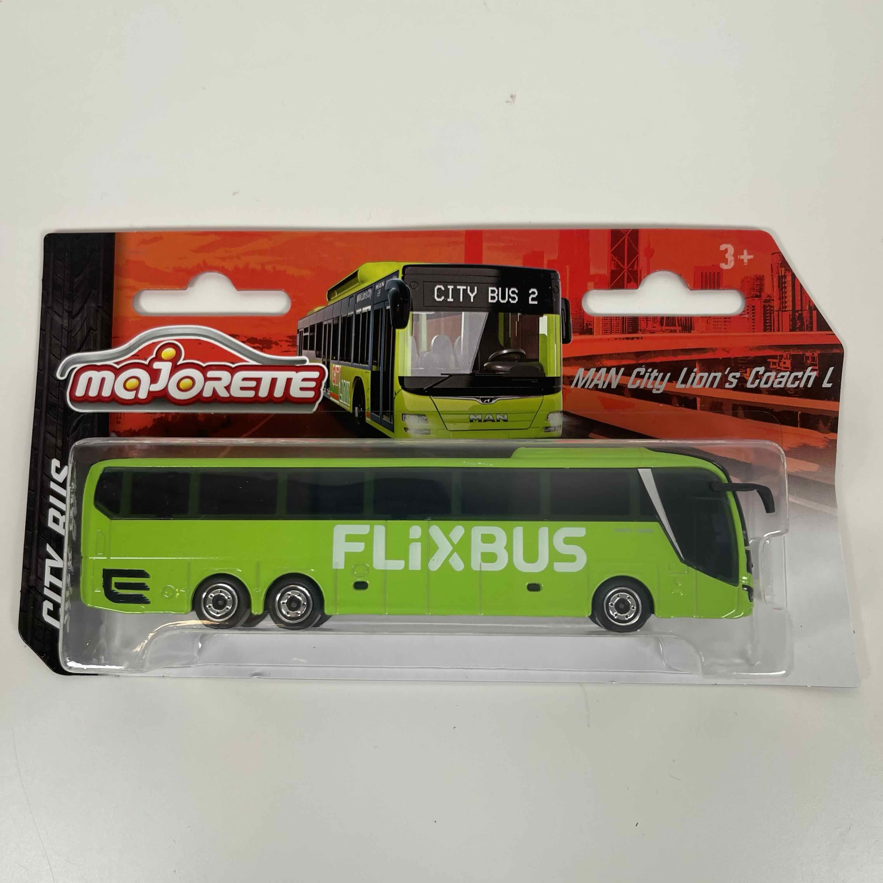 Majorette – City Bus – MAN City Lion’s Coach L – Flixbus - BTL Miniatures