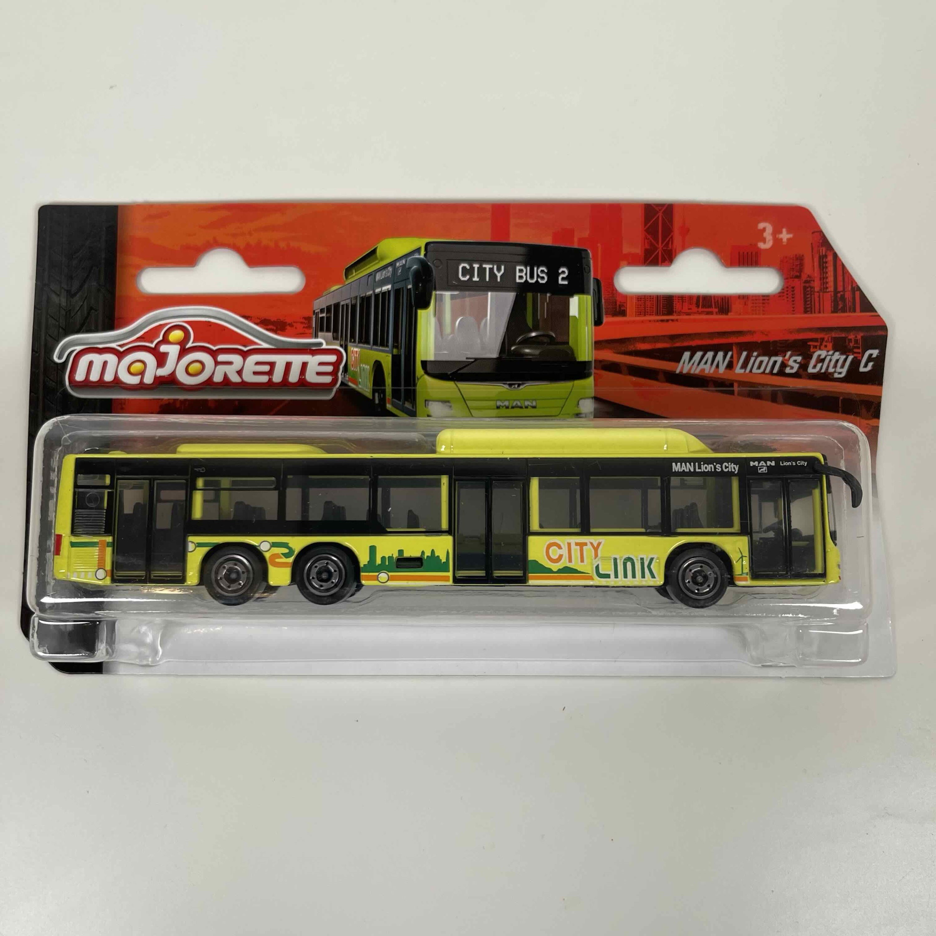 Majorette – City Bus – MAN Lion’s City C – Yellow City Link - BTL ...