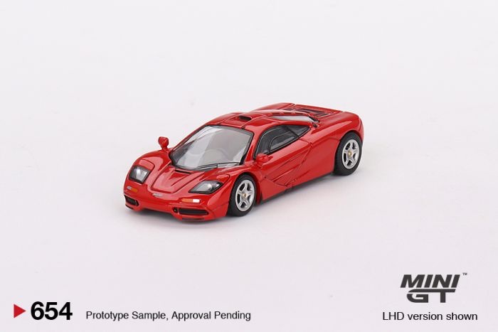 Mini GT 1/64 – McLaren F1 Red – MGT00654-L - BTL Miniatures