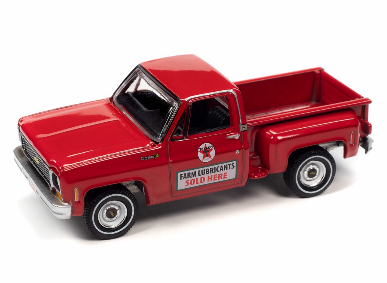 Auto World 1/64 – 1973 Chevrolet Cheyenne Step Side – Red – Texaco ...