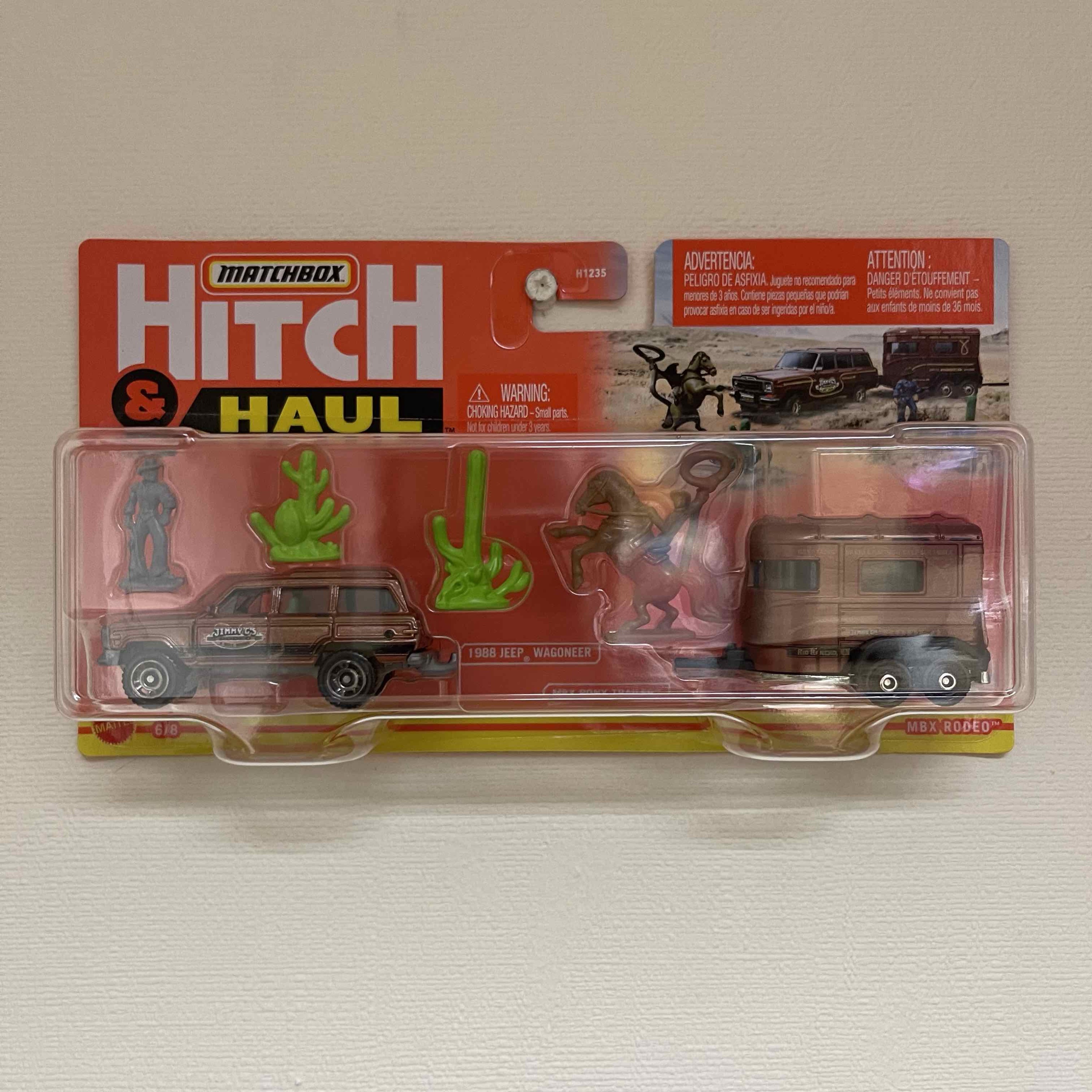 Matchbox Hitch ‘n’ Haul 2022 – MBX Rodeo – 1988 Jeep Wagoneer / MBX ...