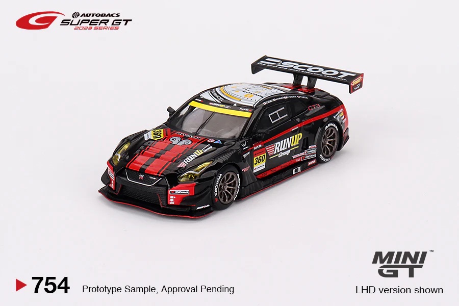 Mini GT 1/64 – Nissan GT-R NISMO GT3 #360 “RUNUP RIVAUX GT-R” TOMEI ...