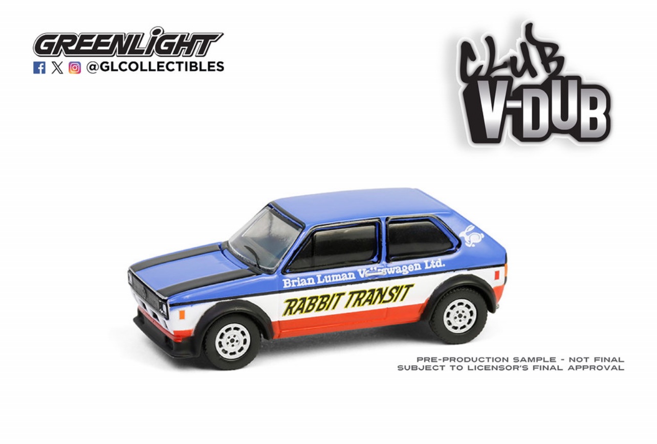 Greenlight 1/64 – 1980 Volkswagen Rabbit GTI Widebody – Rabbit Transit ...